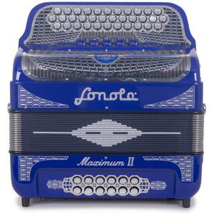 Sonola Maximum II Accordion 5 Switch FBE Blue with Silver